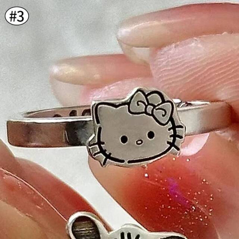 Кулон Sanrio Hello Kitty в виде милого мультяшного аниме-персонажа (ожерелье/браслет/кольцо), ювелирные аксессуары, рождественский подарок для женщин и девушек.