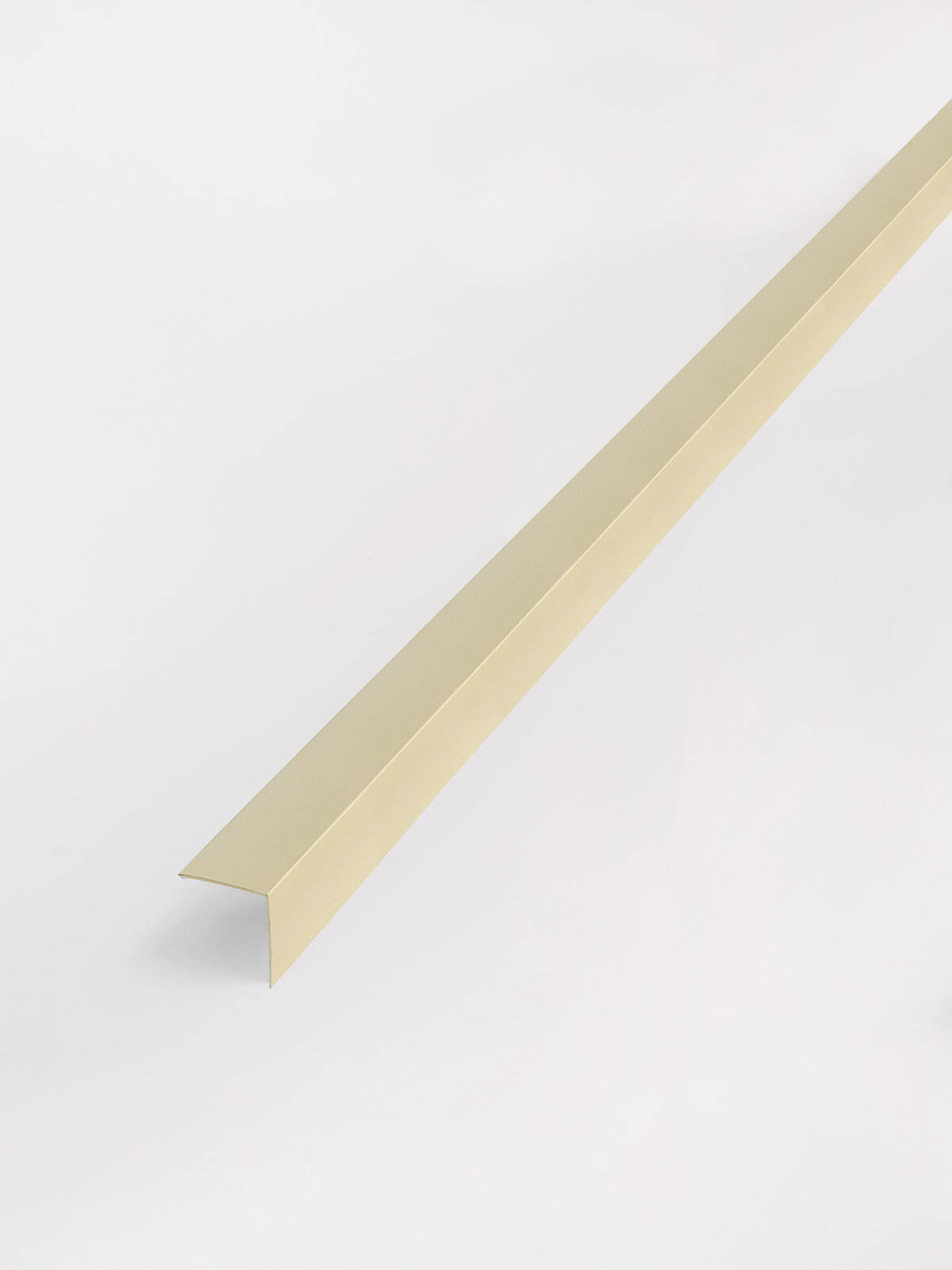 Уголок пластиковый для откосов 10х10 мм, длина 2,7 м, угол ПВХ для стен внешний Ideal (Идеал) У 10, слоновая кость 008