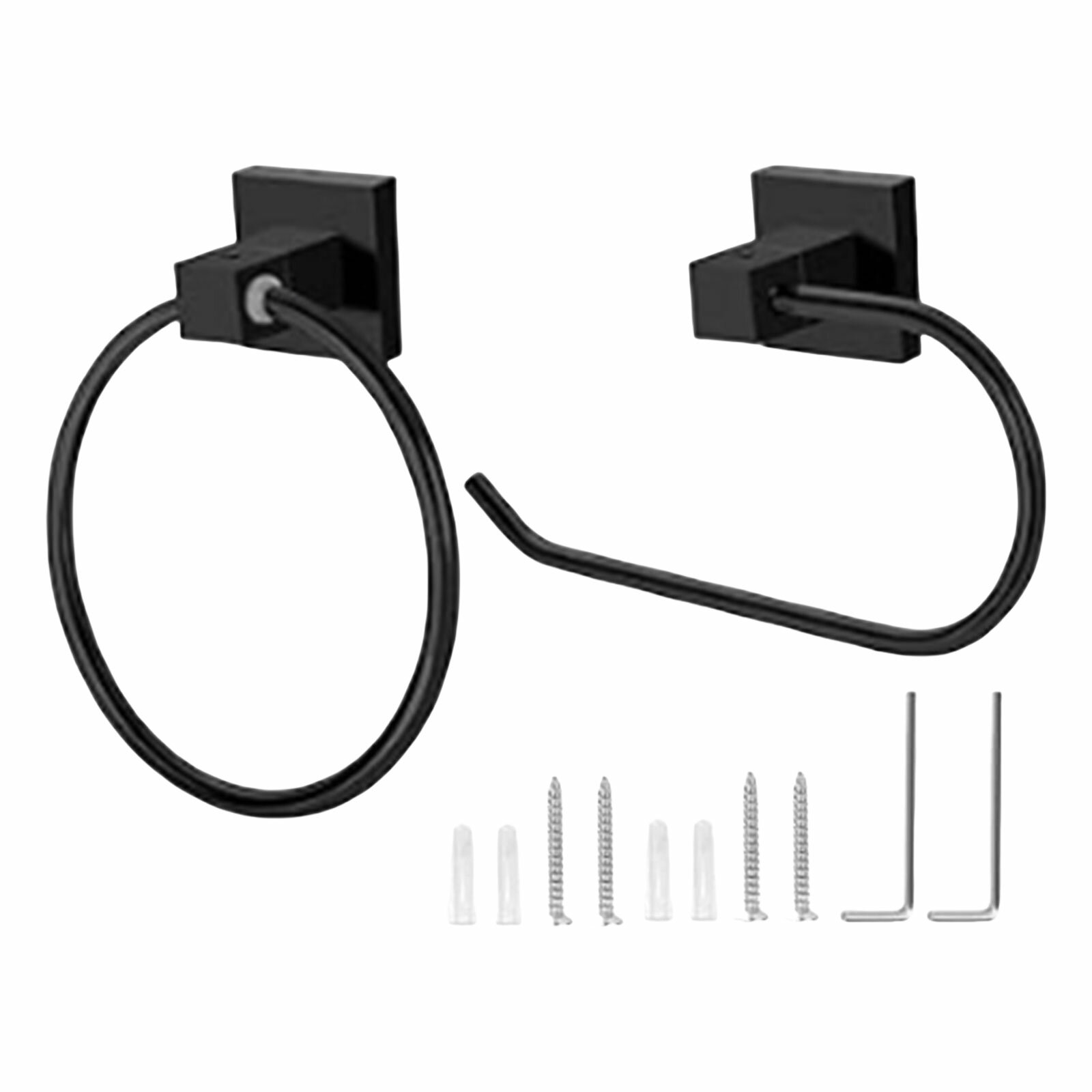 Стильный набор для ванной комнаты с кольцами полотенц