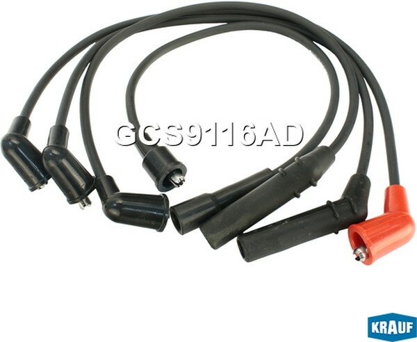 Комплект проводов высоковольтных KRAUF GCS9116AD Daewoo Matiz Klya F8Cv 0.8L 1998 -, Daewoo Tico Kly3 F8C 0.8L 1995-2000, Chevrolet Spark F8Cv 0.8L 2000-2009,