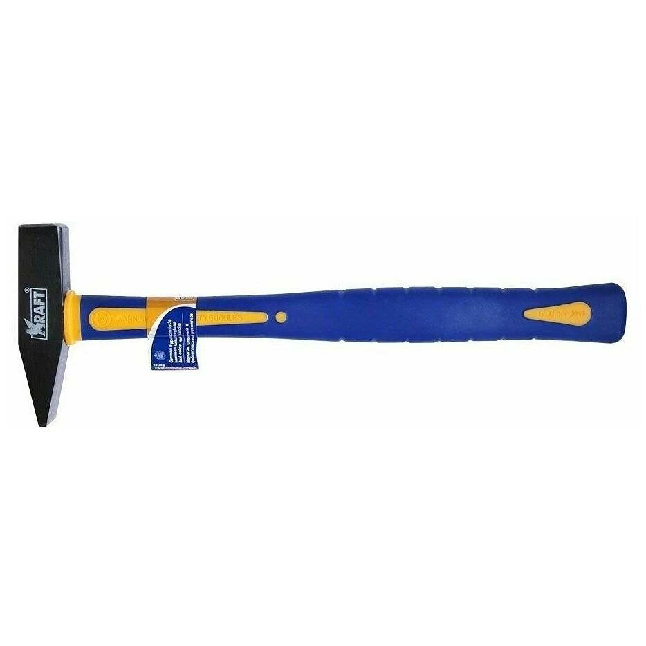 Молоток слесарный KRAFT KT 700704 вес бойка-800 г, длина 360 мм с фиберглассовой рукояткой