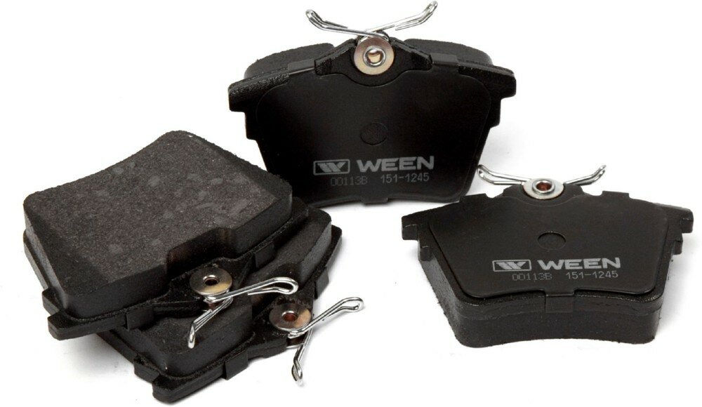 Колодки тормозные дисковые задние WEEN 151-1245 Citroen C5 Peugeot 407, 607