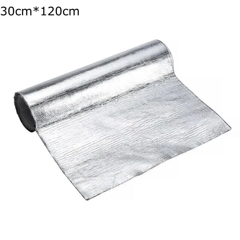 Самоклеящаяся теплоизоляционная алюминиевая фольгированная стеклоткань, огнестойкая, универсальная