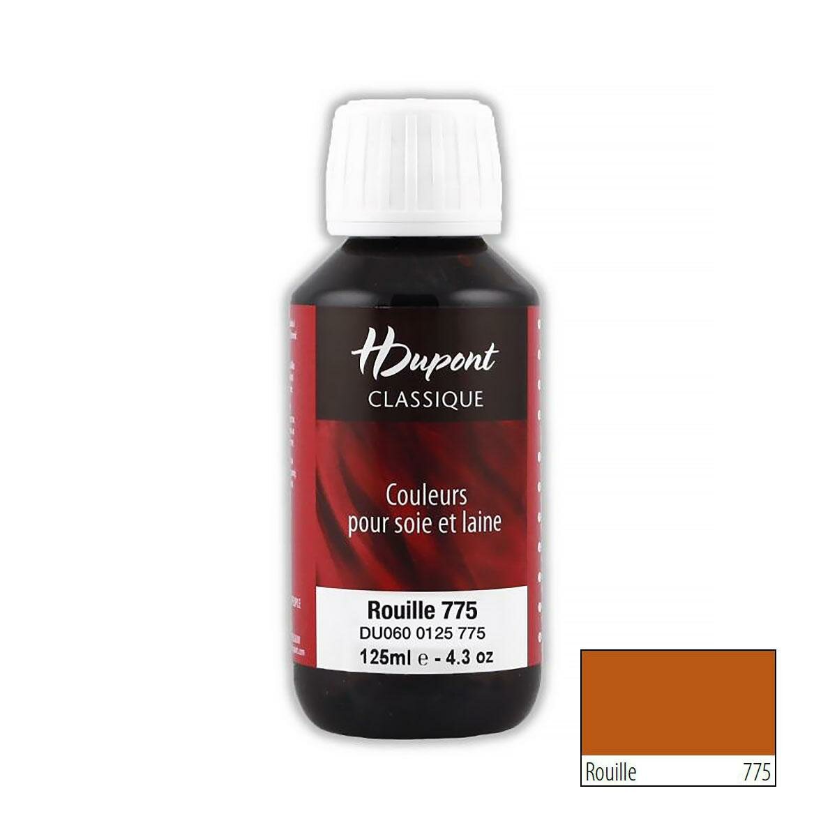 Краска для шелка H Dupont "Classiс", цвет 775, Ржавый, 125 мл, DU0600125