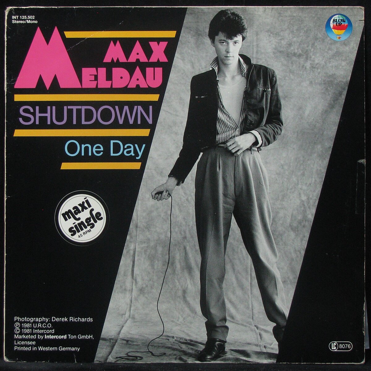 Виниловая пластинка Blow Up Max Meldau – Shutdown (макси сингл)