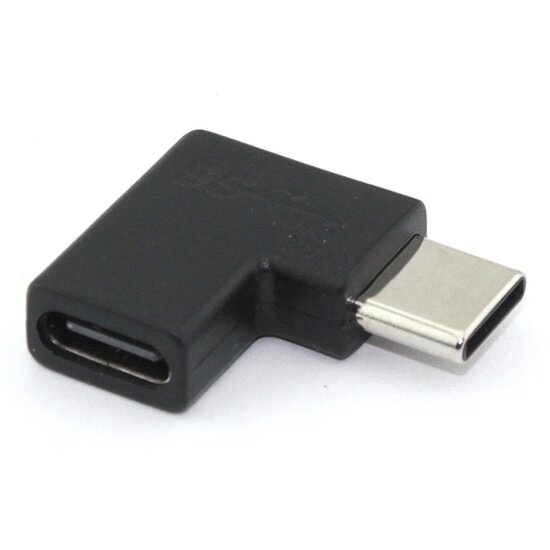 Переходник VB Parts USB Type C папа на Type-C мама угловой