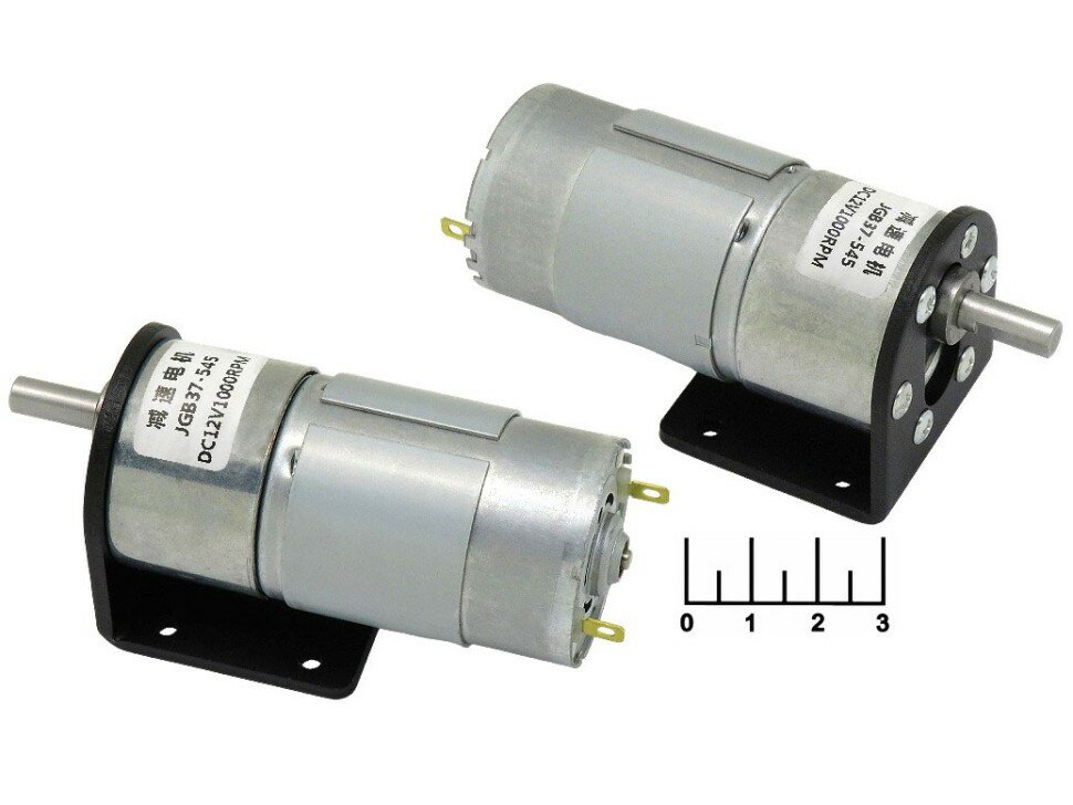 Мотор-редуктор 12V 1000RPM JGB37-545