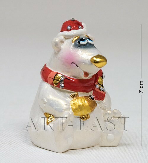 Фигурка гипсовая Белый медведь эк. GYP-89/3-A 113-15719