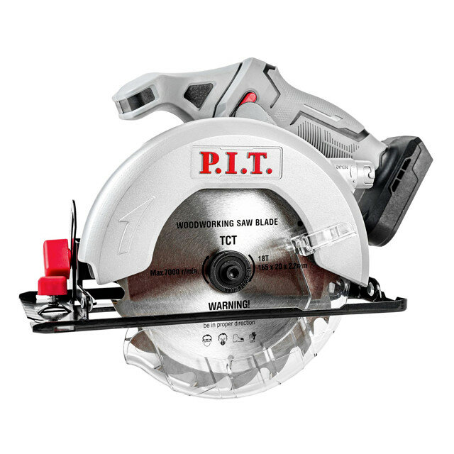 Пила циркулярная аккумуляторная P.I.T. PKS20H-165A0 SOLO 20В 165мм OnePower без АКБ и ЗУ