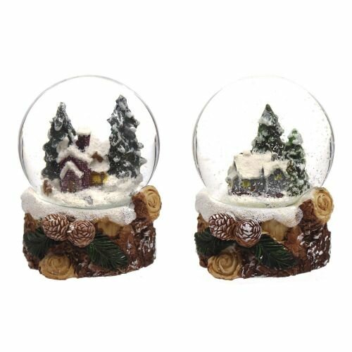 Фигурка Remeco Collection в стекл шаре "Домик" (подсвет, R44x2 н/п), D6 см, 6,5х7,5х8 см (722558)