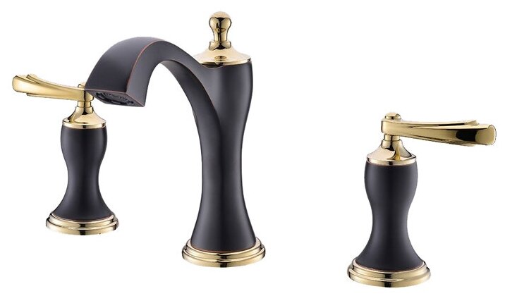 Смеситель для душа Timo Unari 7511/04F Black-Antique черный антик/золото