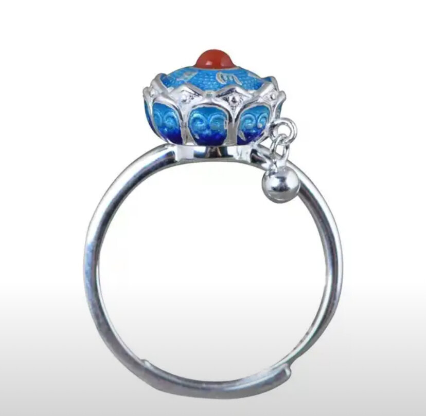 Кольцо-механизм, сердолик