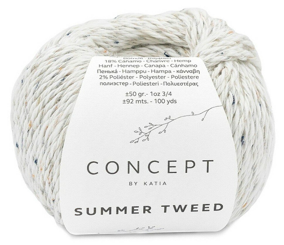 Пряжа #1324.60 Summer Tweed 50 г 92 м Katia