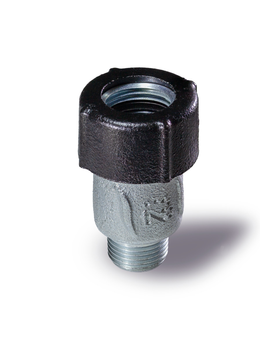 Муфта обжимная из ковкого чугуна с наружной резьбой Ду 20 (3/4")