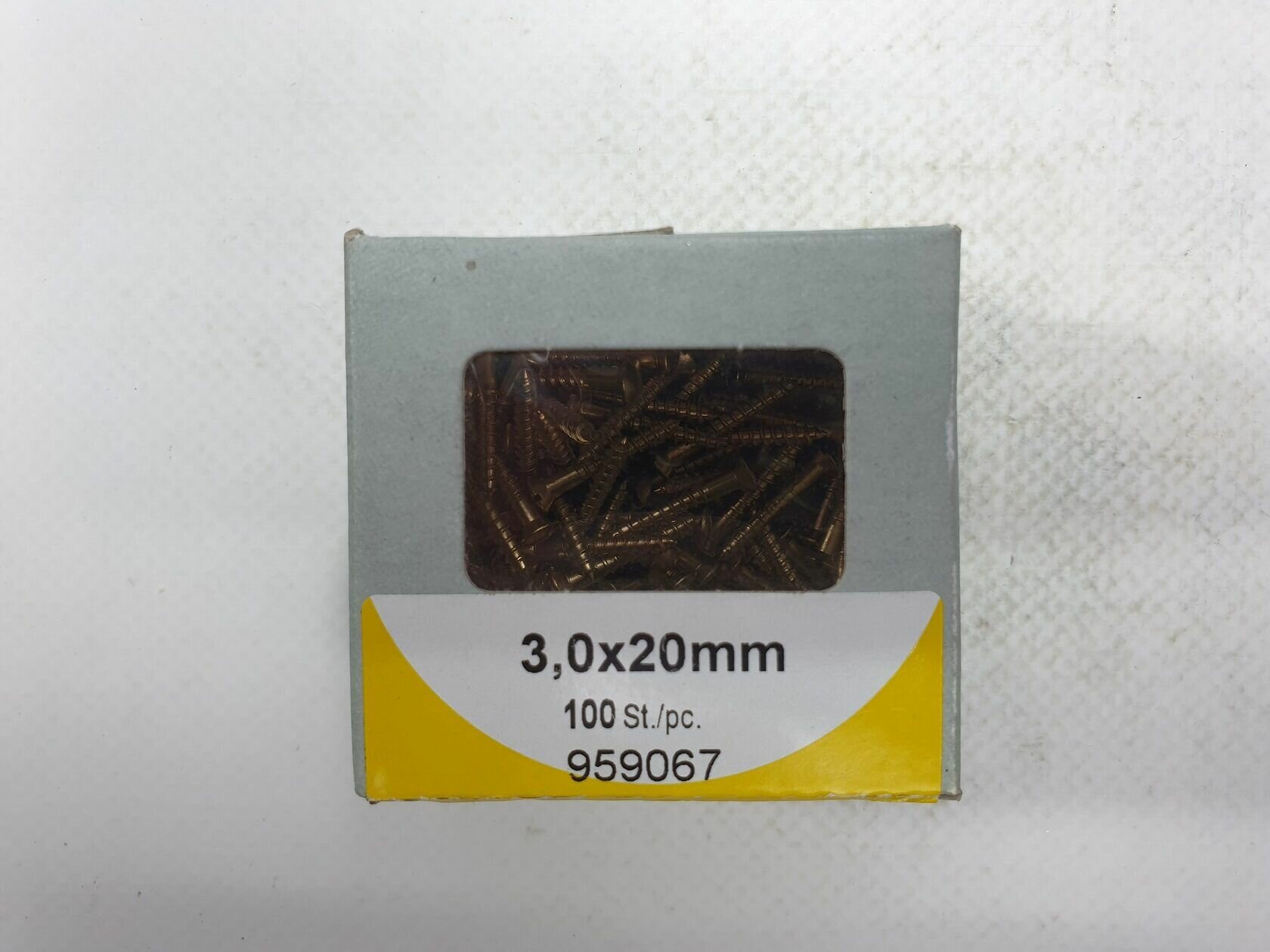 Шуруп по дереву DIN 95 3x20 (100 pcs) HSI, Германия