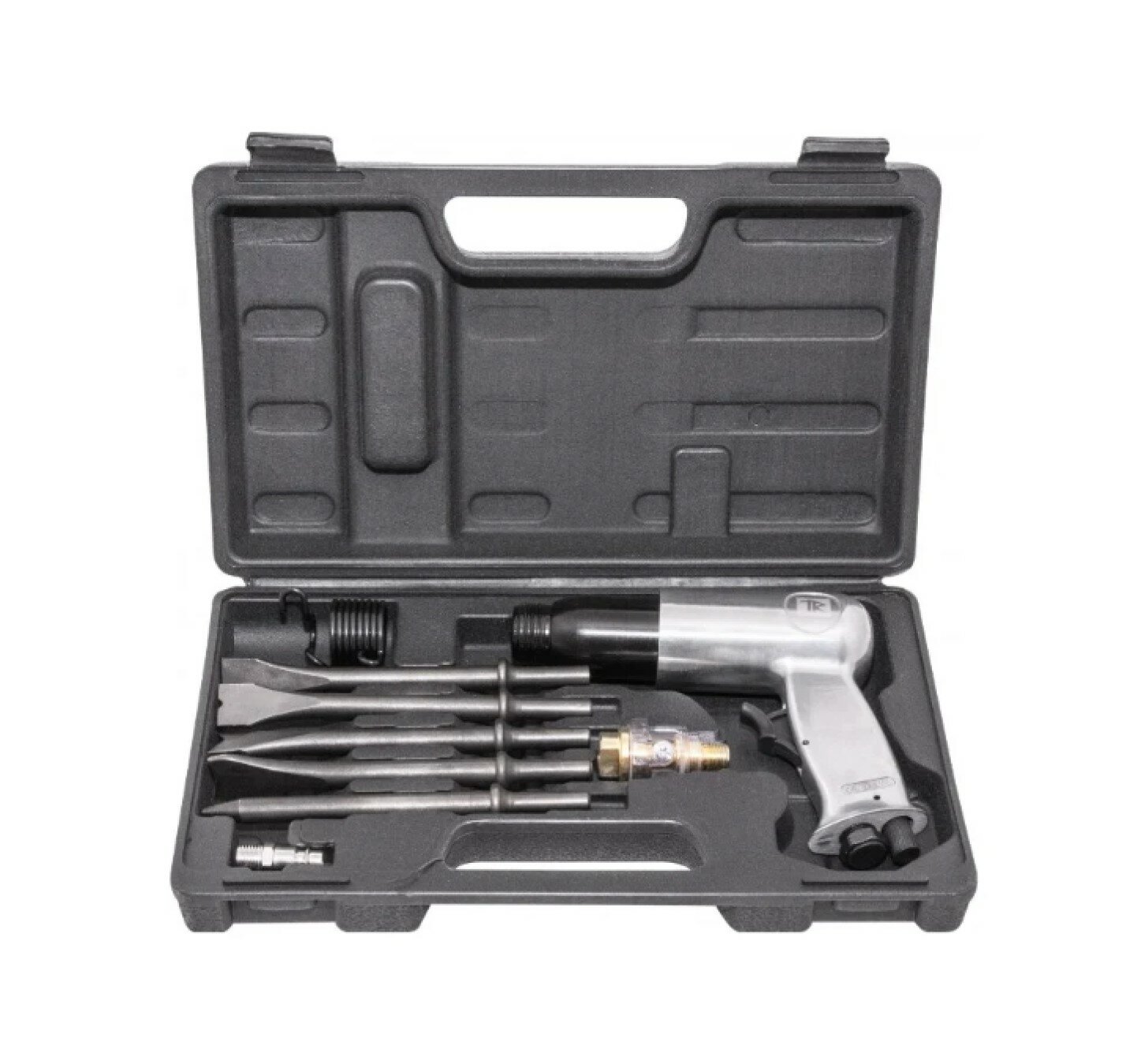 Молоток пневматический 190 мм в наборе с насадками, 9 предметов Thorvik AHK9190