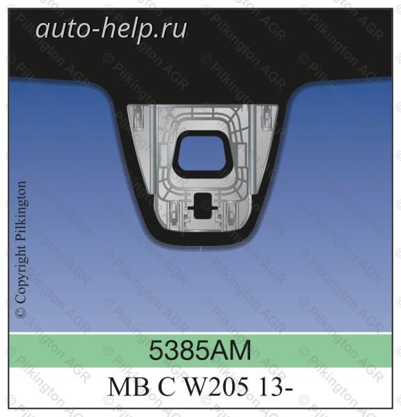 FYG MERCEDES Лобовое ДД VIN Молдинг solar