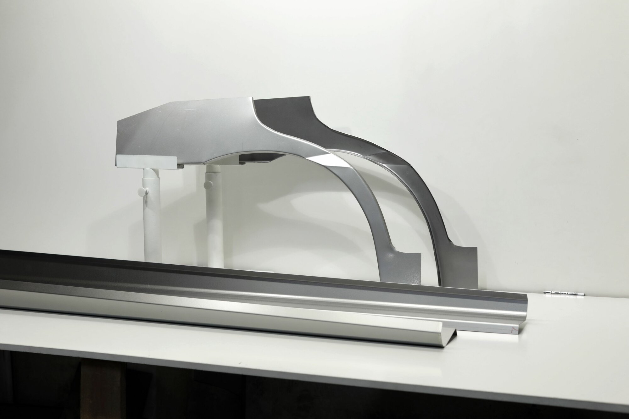 Кузовные ремонтные задние арки и пороги (комплект) + усилители для Kia RIO 1 поколение 2000-2005 (киа рио 2), тип кузова - универсал, оцинкованная цинк сталь 0.8 мм и 1 мм