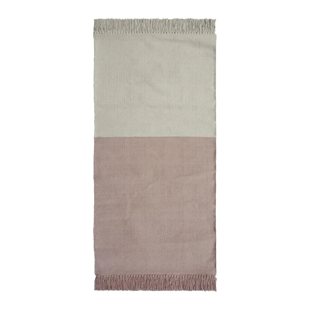 Коврик декоративный хлопок Inspire Lyanna 60x120 см цвет розовый