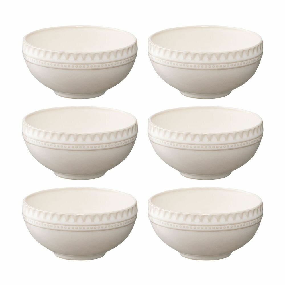 Набор пиал Tkano Kitchen Spirit, белый, фарфор, 200 мл, 6 шт.