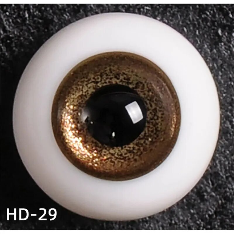 Стеклянные глаза для кукол 10mm, Цвет HD-29