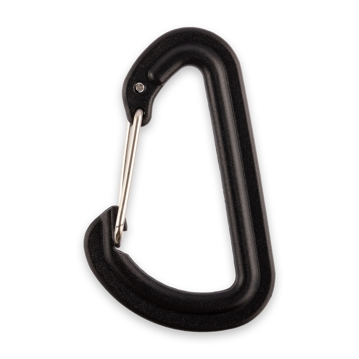 Gamma GHB018-UG81 Карабин сумочная фурнитура пластик черный 55х35 мм с металлической застежкой