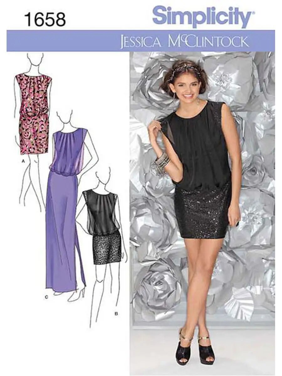 Выкройка Simplicity Платье
