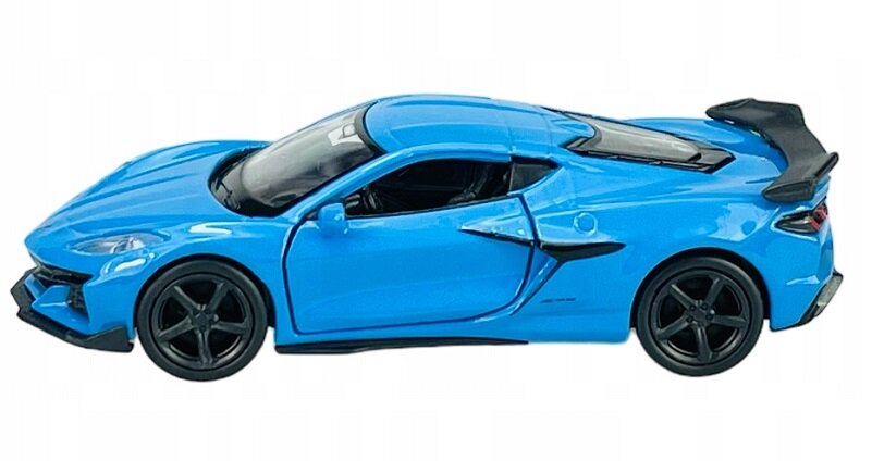 Welly. Коллекционная машинка "Chevrolet Corvette Z06 2023" 43830W-BL, синяя, инерционная, масштаб 1:38