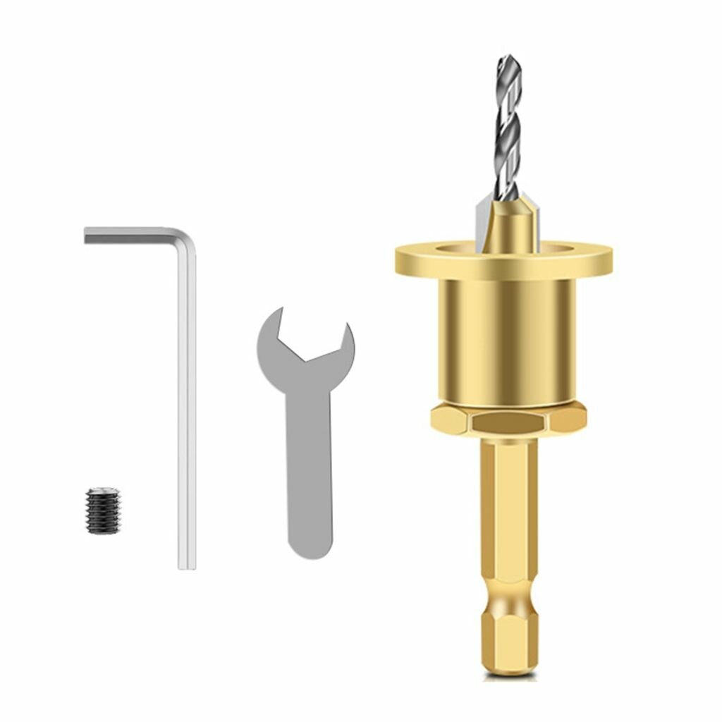 (1 набор) Регулируемое зенкерное сверло с шестигранным хвостовиком - 4 8