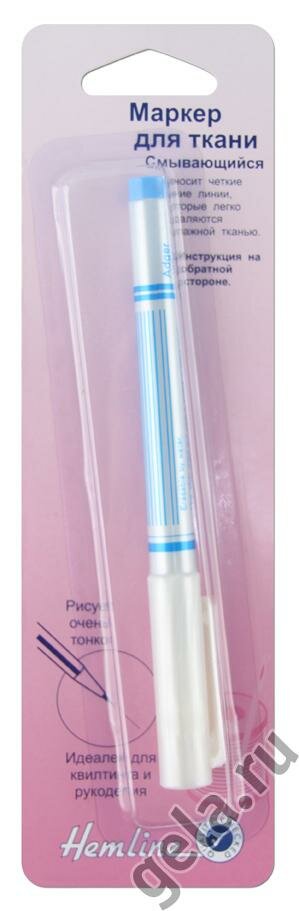 Hemline Смывающийся маркер супертонкий для ткани 295-F-JP