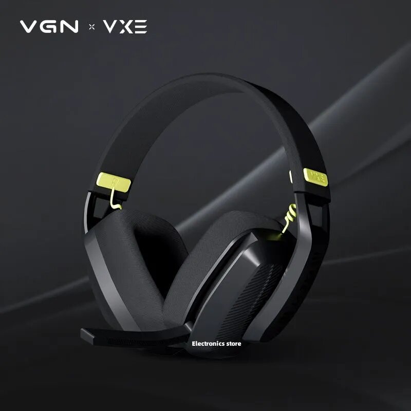 VGN Наушники беспроводные с микрофоном, Bluetooth, USB, черный