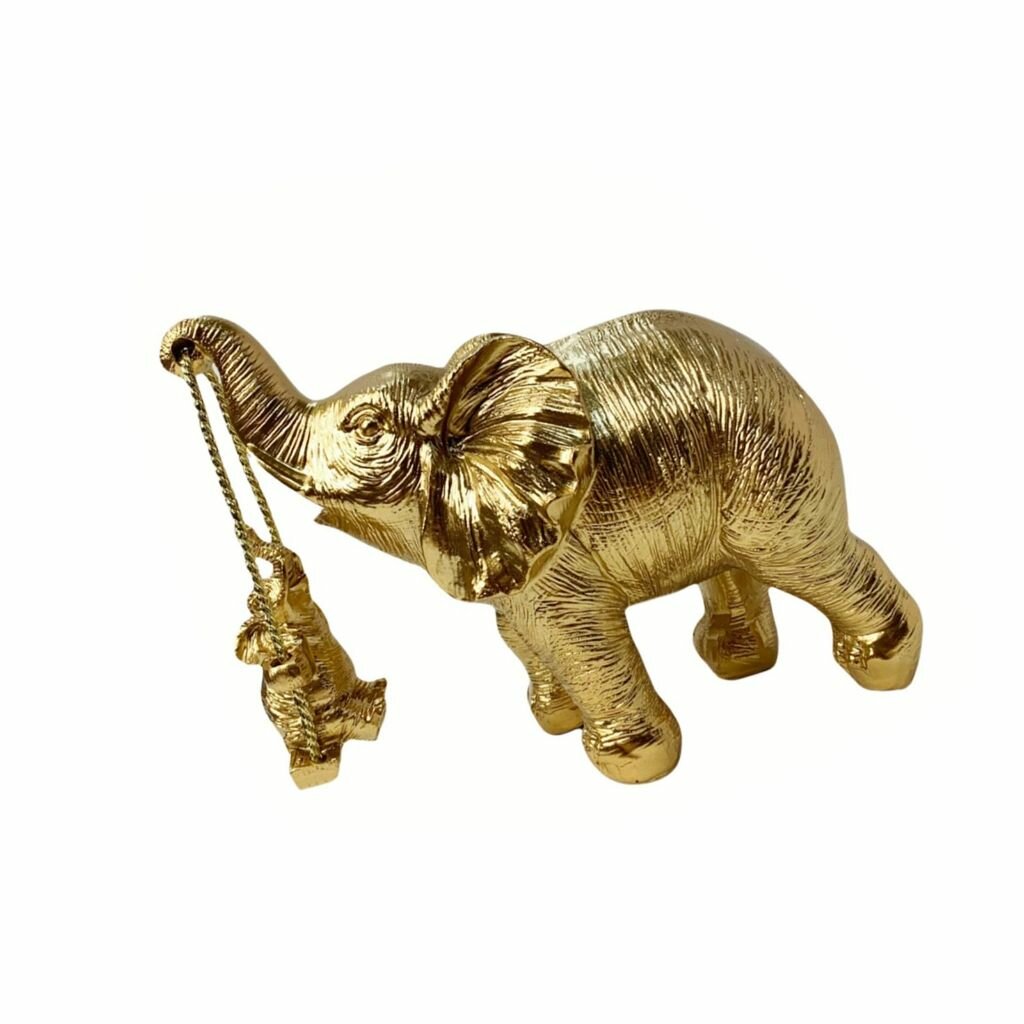 Качели мать и дитя слон украшение