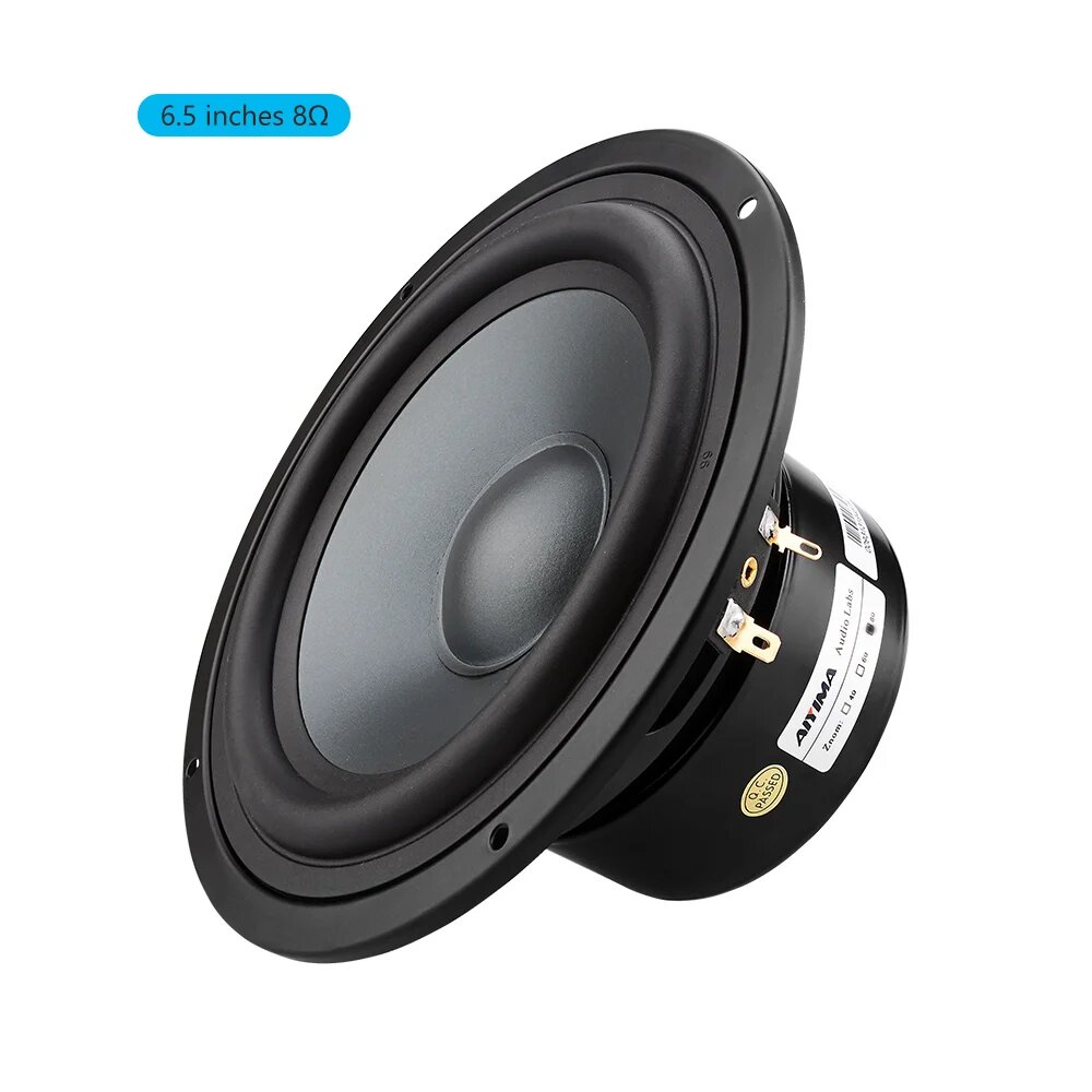 AIYIM 6,5-дюймовый динамик 4/8 Ом 80 Вт 8 Ohm 80W
