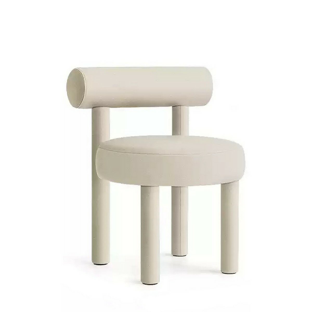 Стул дизайнерский в стиле Modern Chair (кремовый бархат)