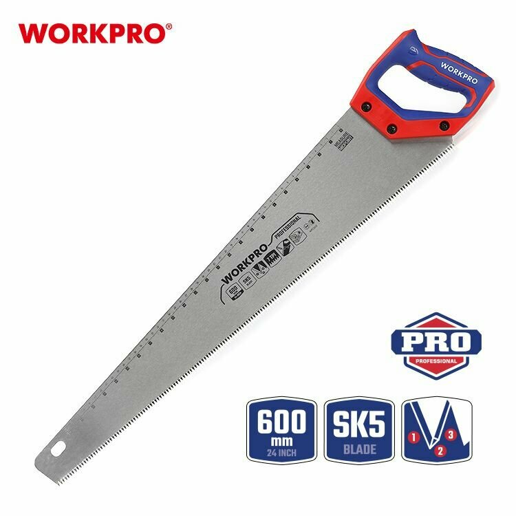 Ножовка по дереву 600мм WORKPRO