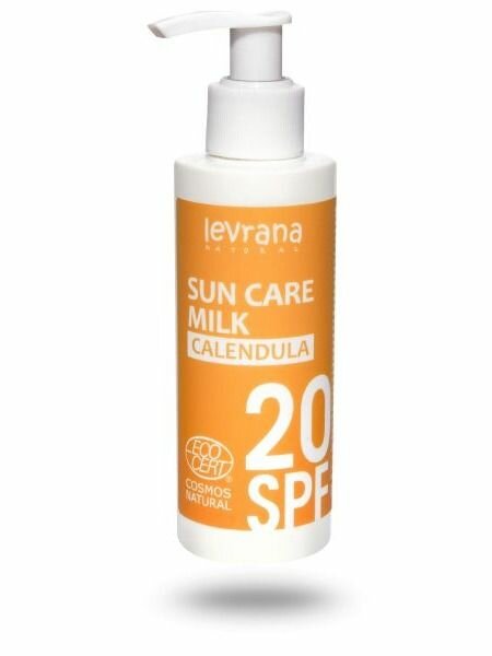 Levrana, Солнцезащитное молочко для лица и тела "Календула" 20 SPF, 150 мл