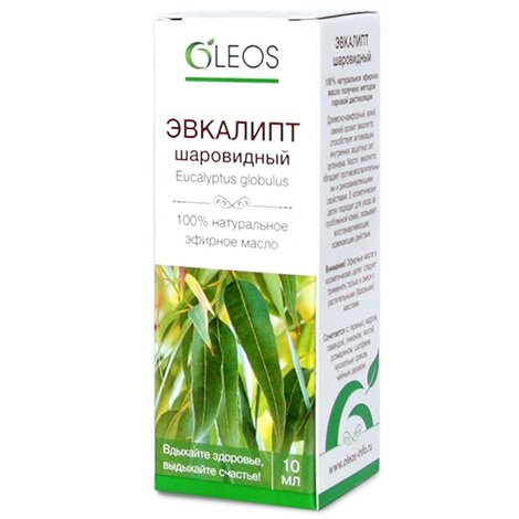 Масло Эвкалипт шаровидный эфирное 10 мл Олеос