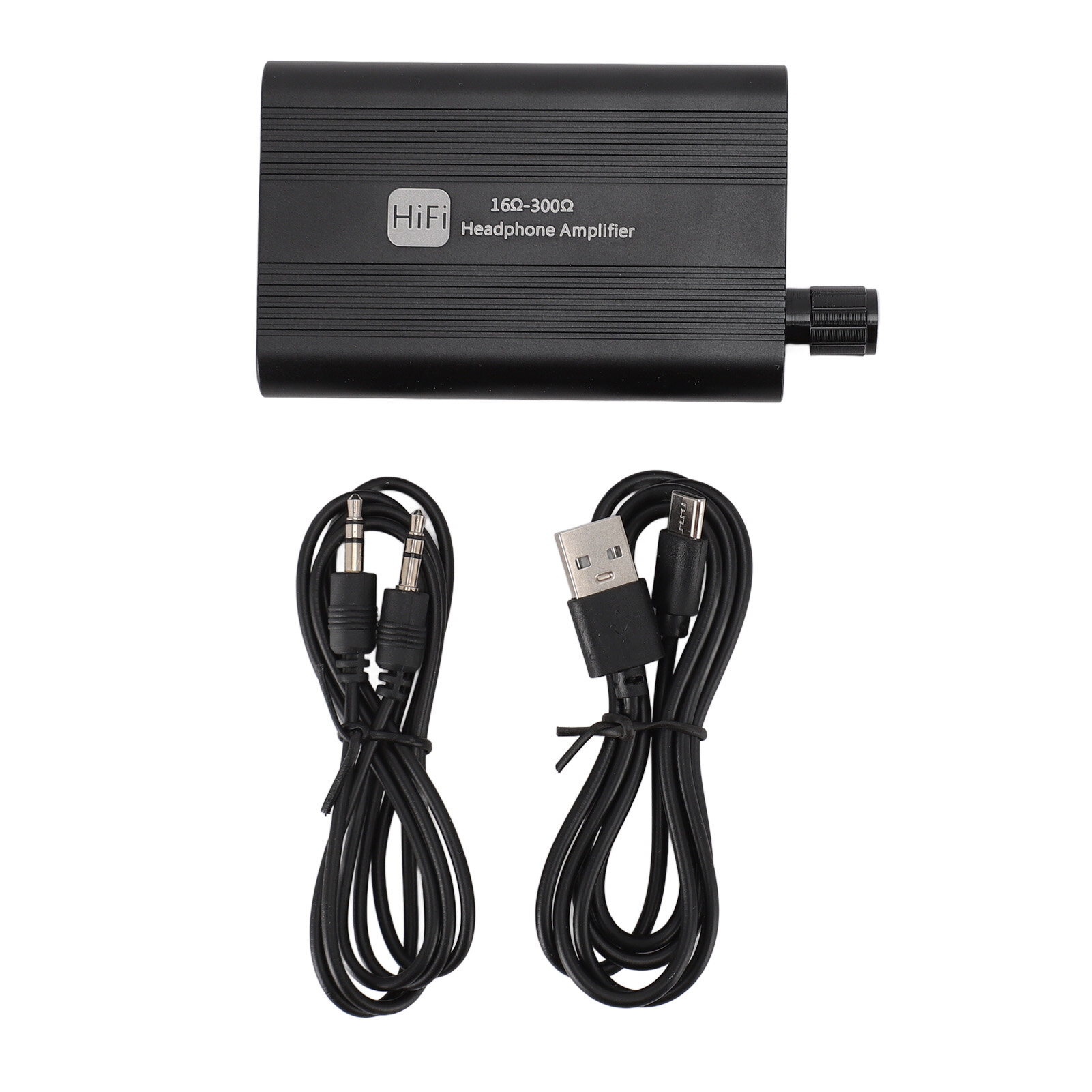 Portable Headphone Amplifier 2 Stage Gain Switch Superior Sound Quality 16 To 300 Ohm 3.5mm AUX Input Output Earphone Amp