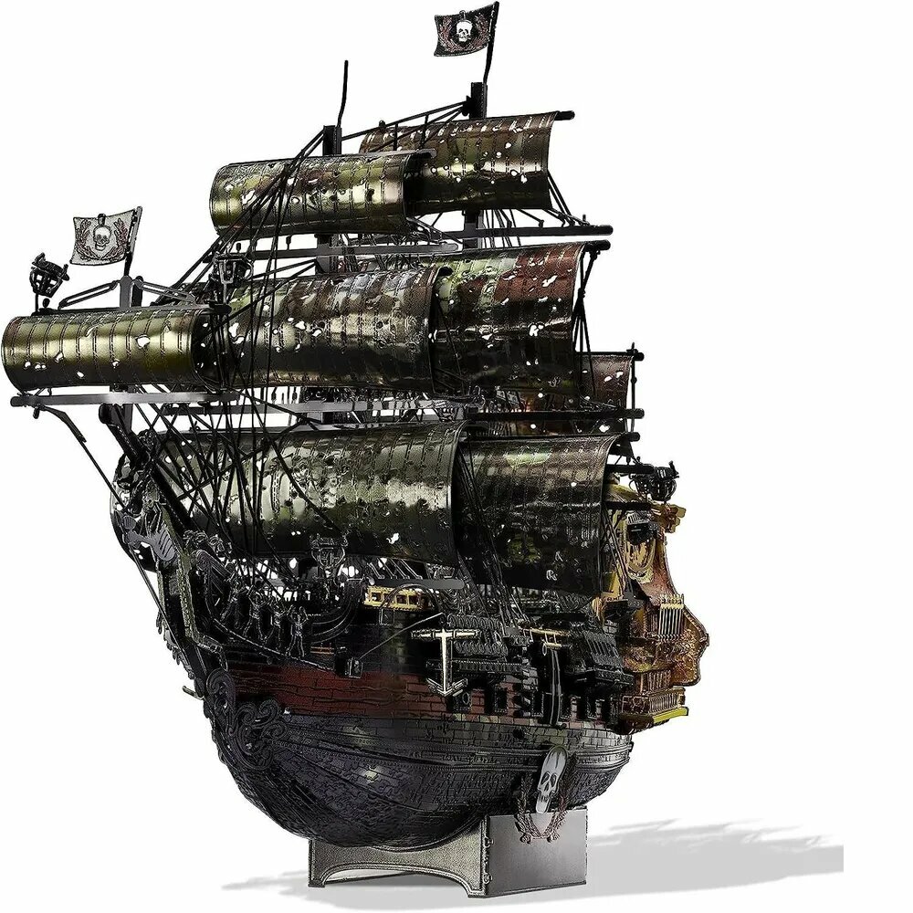 Пазл "Пиратский корабль Месть королевы Анны", 3D, металл, для взрослых, 14+ лет