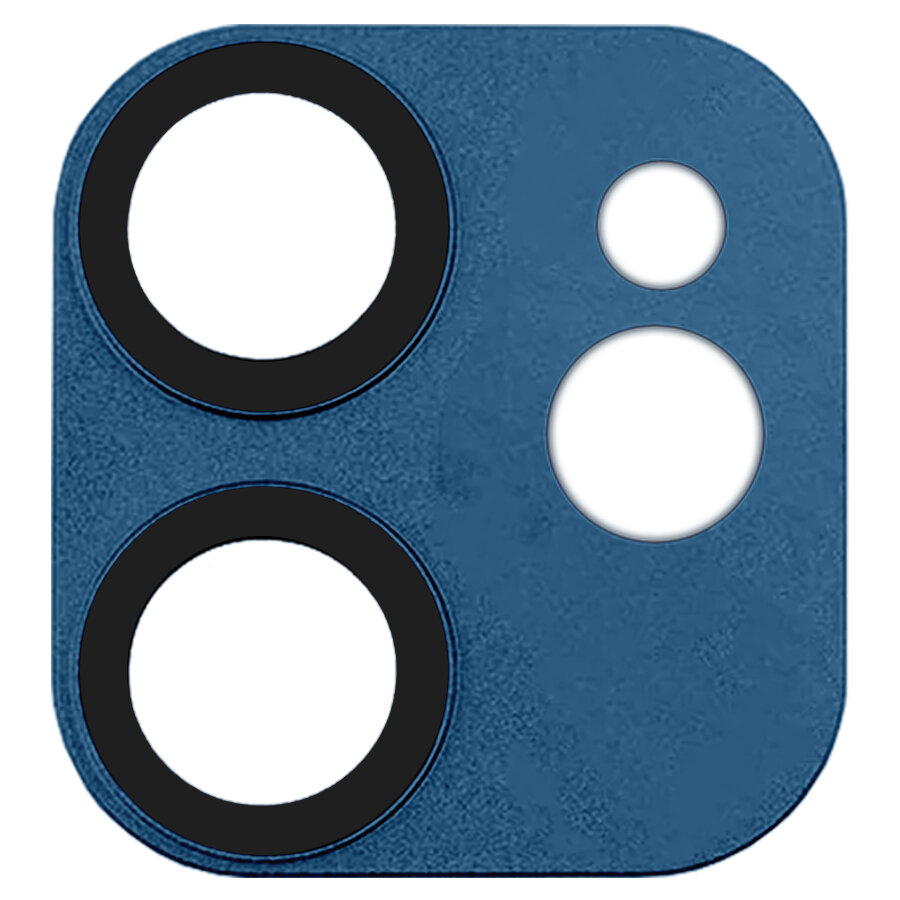 Защитное стекло на заднюю камеру COTEetCI Lens Film для iPhone 12 Mini 5.4", темно-синий