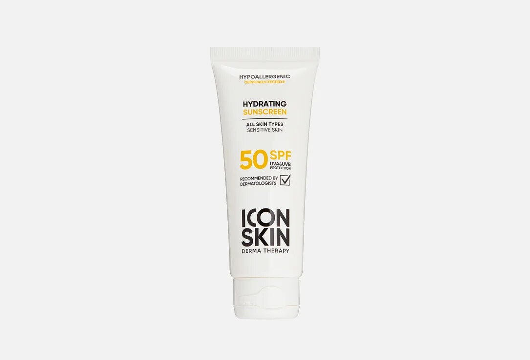 Солнцезащитный крем Icon Skin Hydrating Sunscreen SPF50, для лица и тела, 75 мл