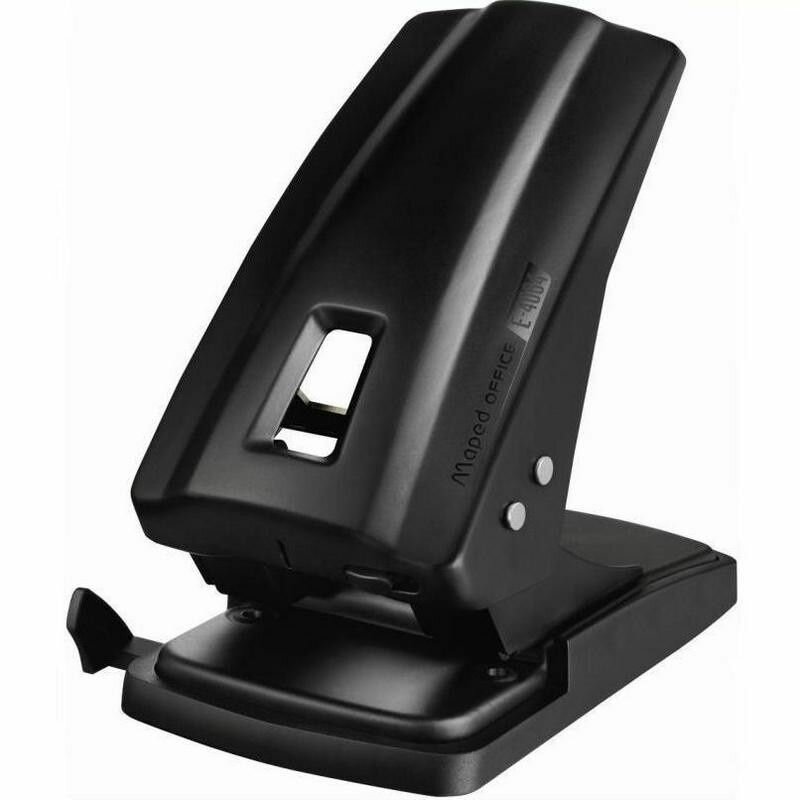 Дырокол Maped Essentials, металлический, до 60 листов, черный (406411)