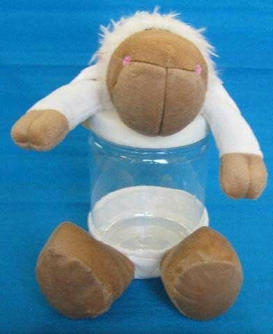 Игрушка мягкая КНР "Овечка для конфет", 15х12х20 см