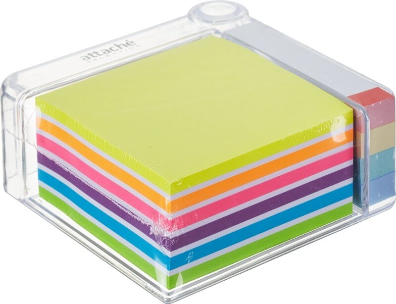 Блок-кубик Attache Selection 76х76 мм, клейкие закладки 76х14 мм