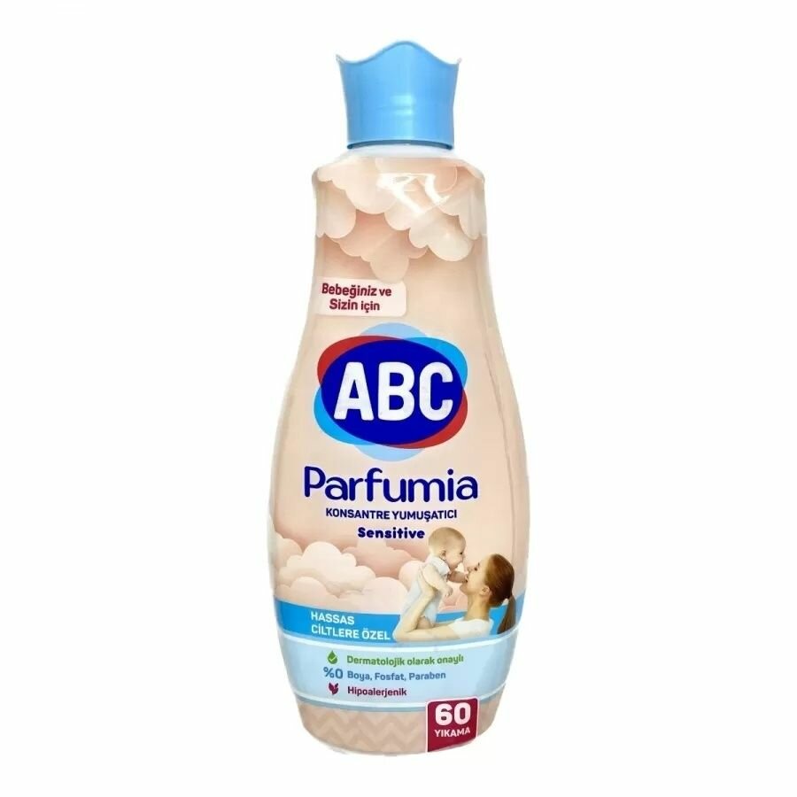 Концентрат для белья ABC "Sensitive", парфюмированный, 1,44 л