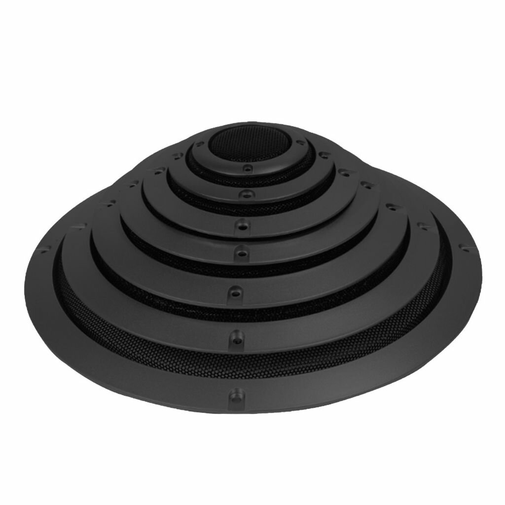 2pcs Black Car Grill Curvel Curnese Net Защитная крышка для сабвуфера 2 дюйма 3 4 6,5 8 дюймов
