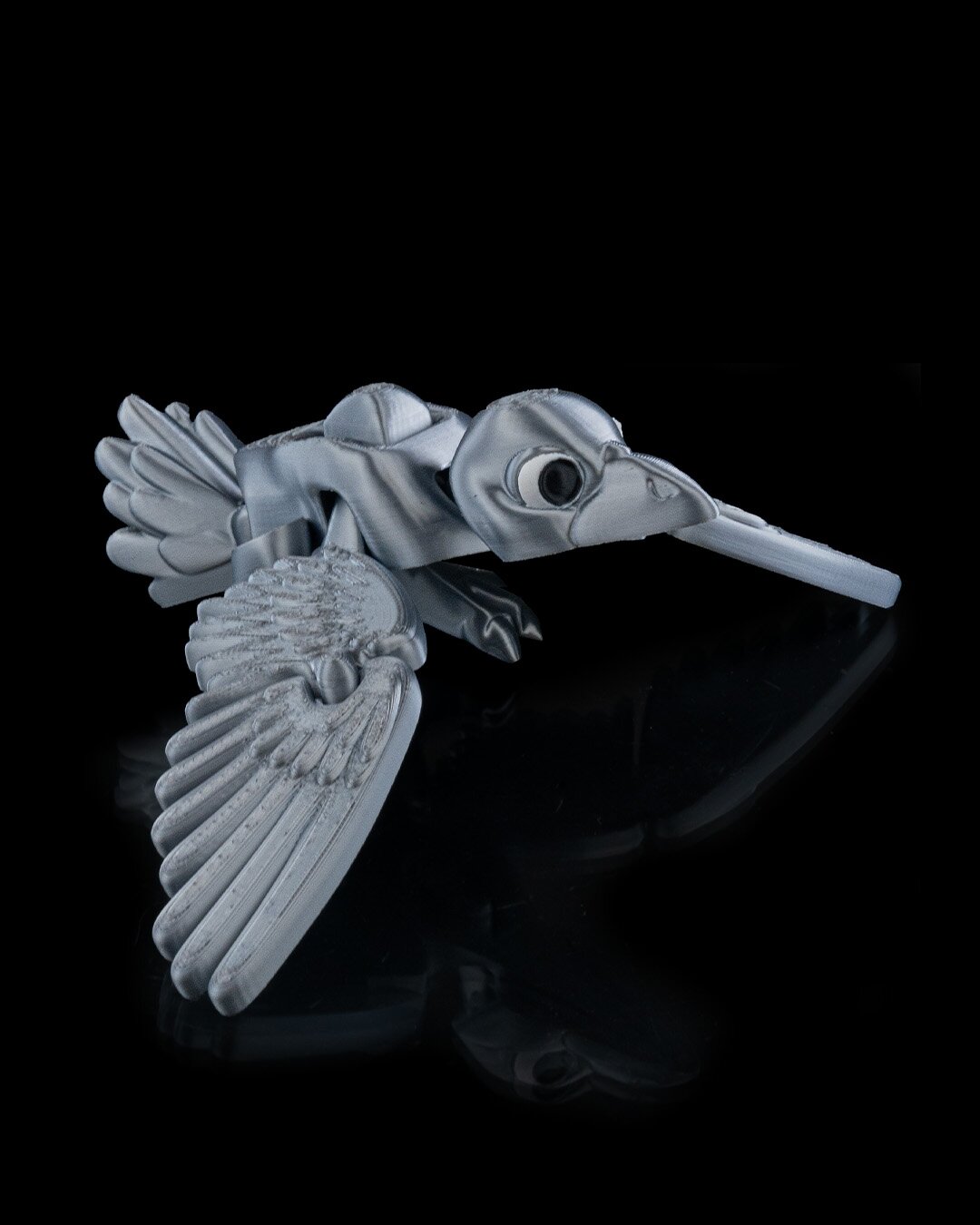 Ворон, подвижная игрушка на 3D принтере