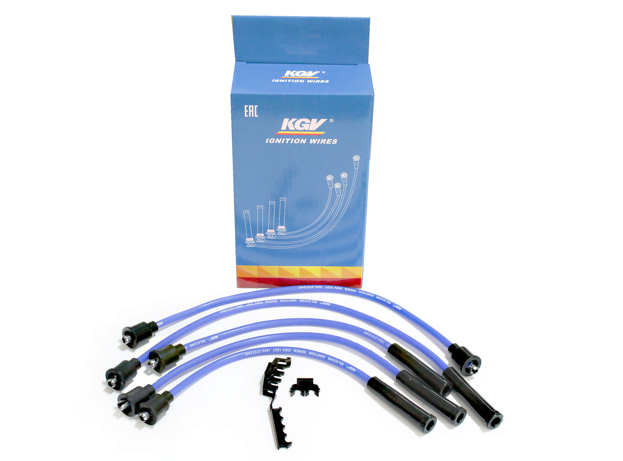 Провода высоковольтные силиконовые Г двс 402, УАЗ KGV1027