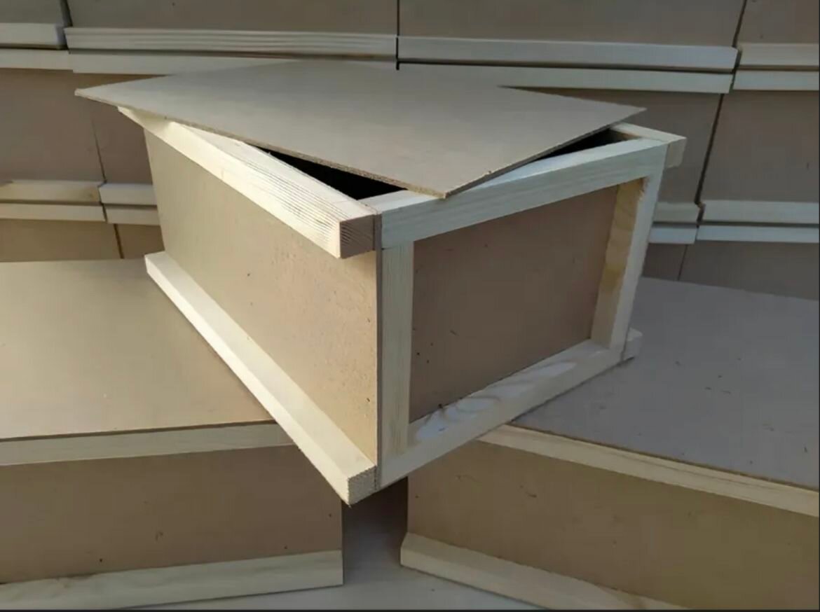 Посылочный ящик, ящик для подарка, ящик для хранения с крышкой