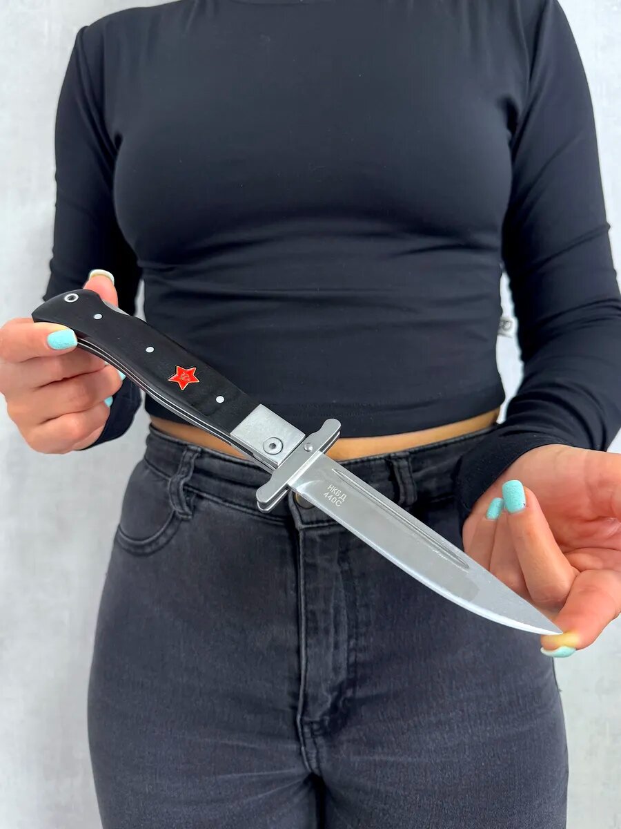 Нож складной туристический охотничий Финка НКВД арт. 439 / Не холодные ножи